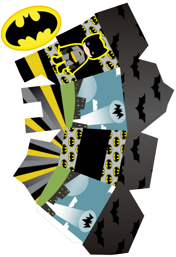 caixa sushi batman - OrigamiAmi