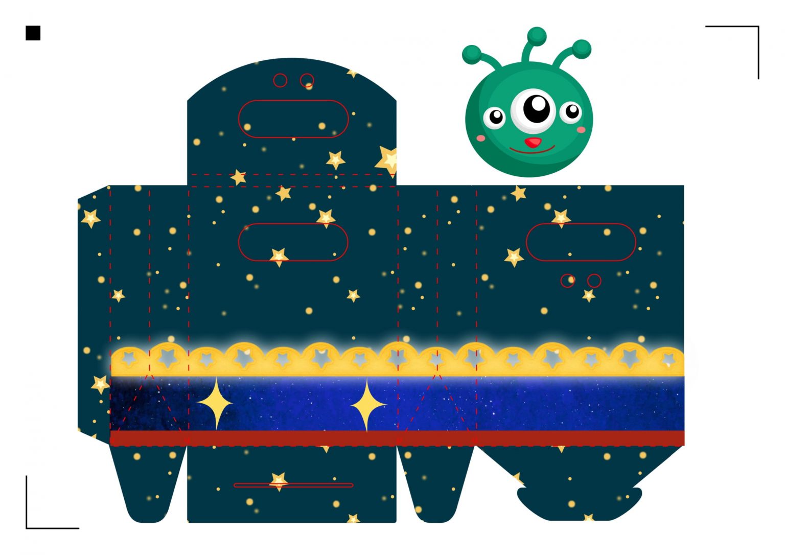 MINI SACOLINHA Astronauta - OrigamiAmi