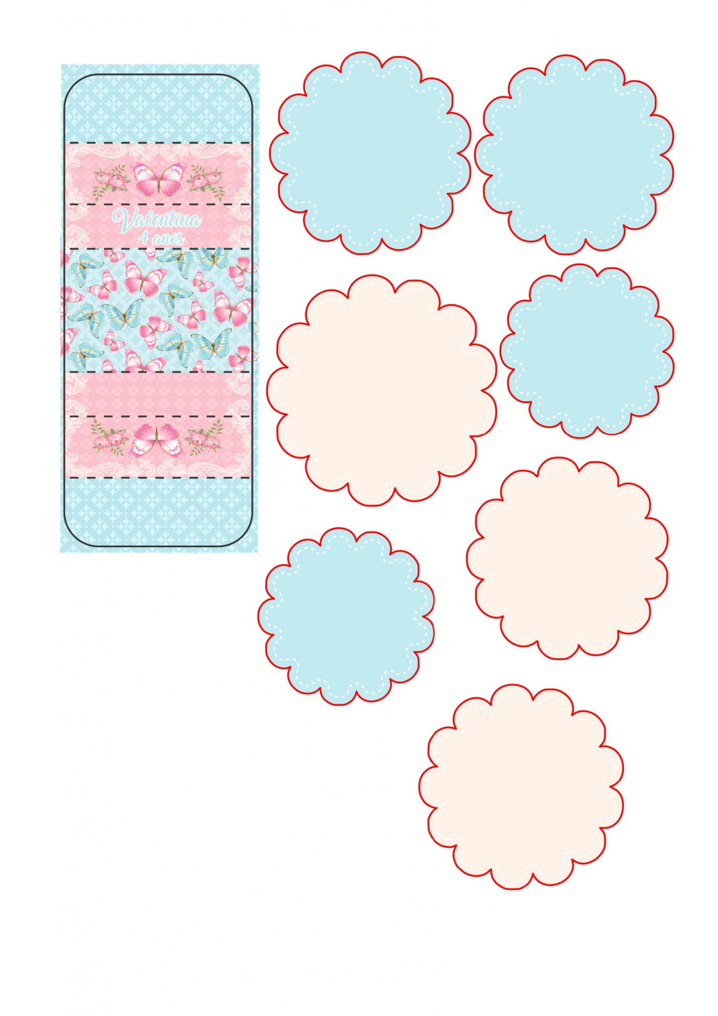 Bis duplo Festa Fadas - OrigamiAmi