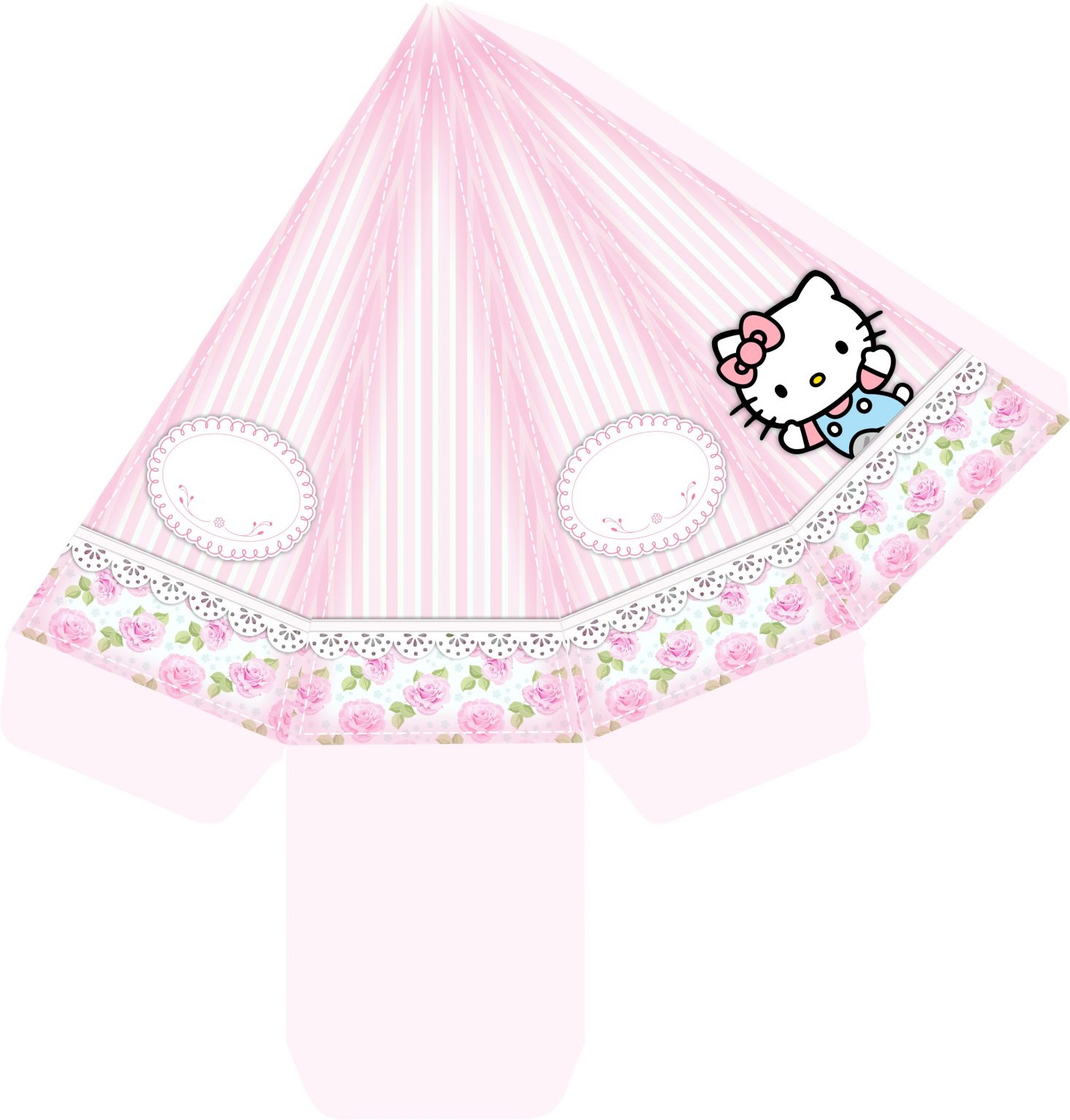 Kit Festa Hello Kitty para imprimir - Arte para toda a festa