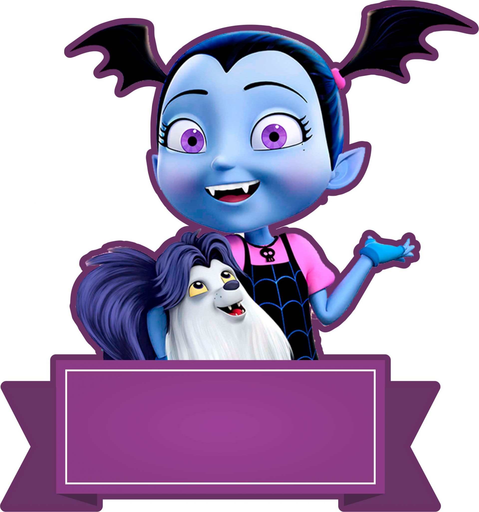 Kit Festa Vampirina para imprimir - Arte para toda a festa