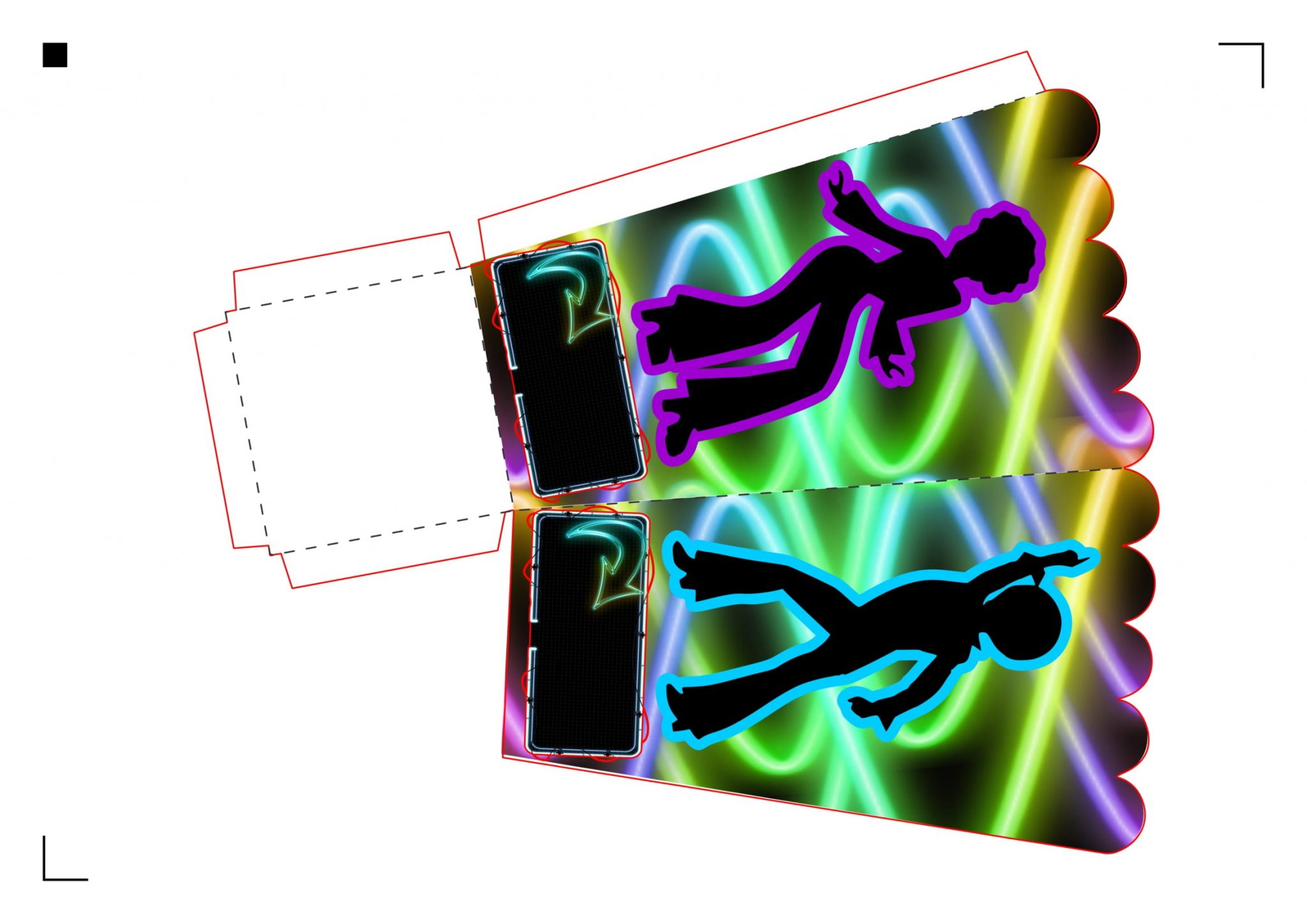 Kit Festa Balada Neon para imprimir - Arte para toda a festa