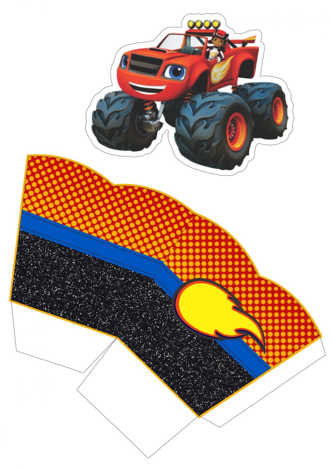 Kit Festa Blaze And The Monster Machines para imprimir - Arte para toda ...