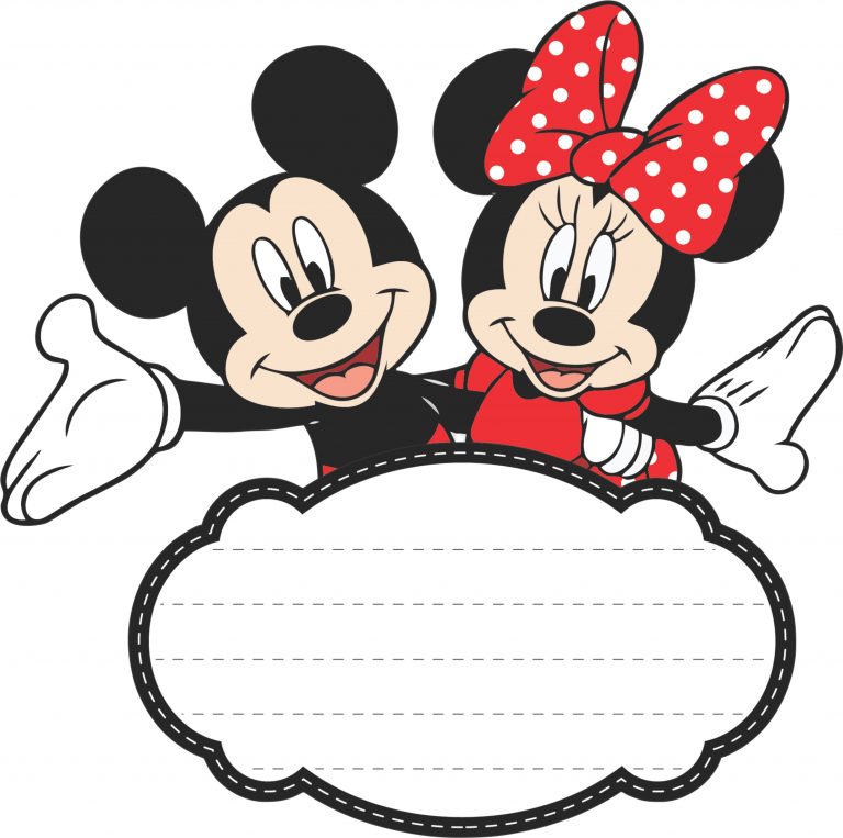 Elementos Festa Mickey e Minnie (3) - OrigamiAmi