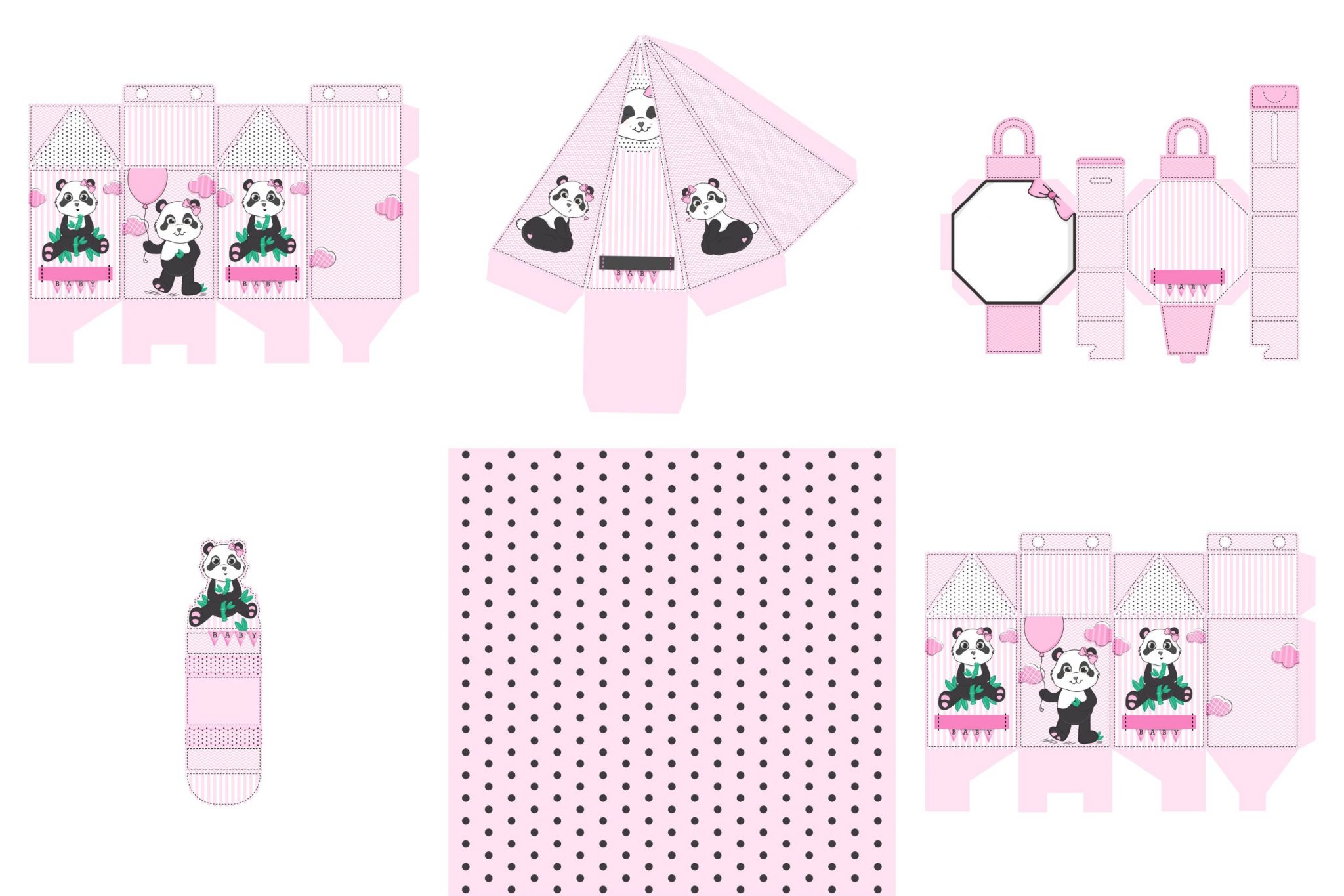 Kit Festa Hello Kitty para imprimir - Arte para toda a festa